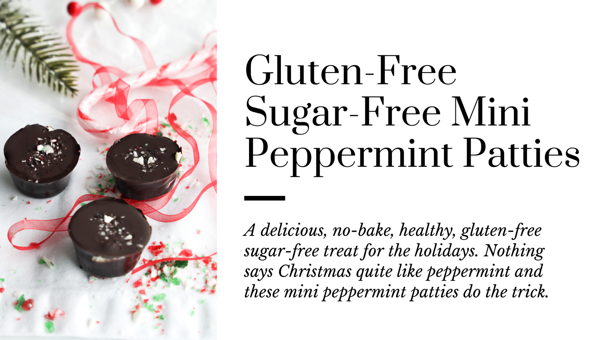 Gluten-Free Sugar-Free Mini Peppermint Patties | Wheat Free Mom