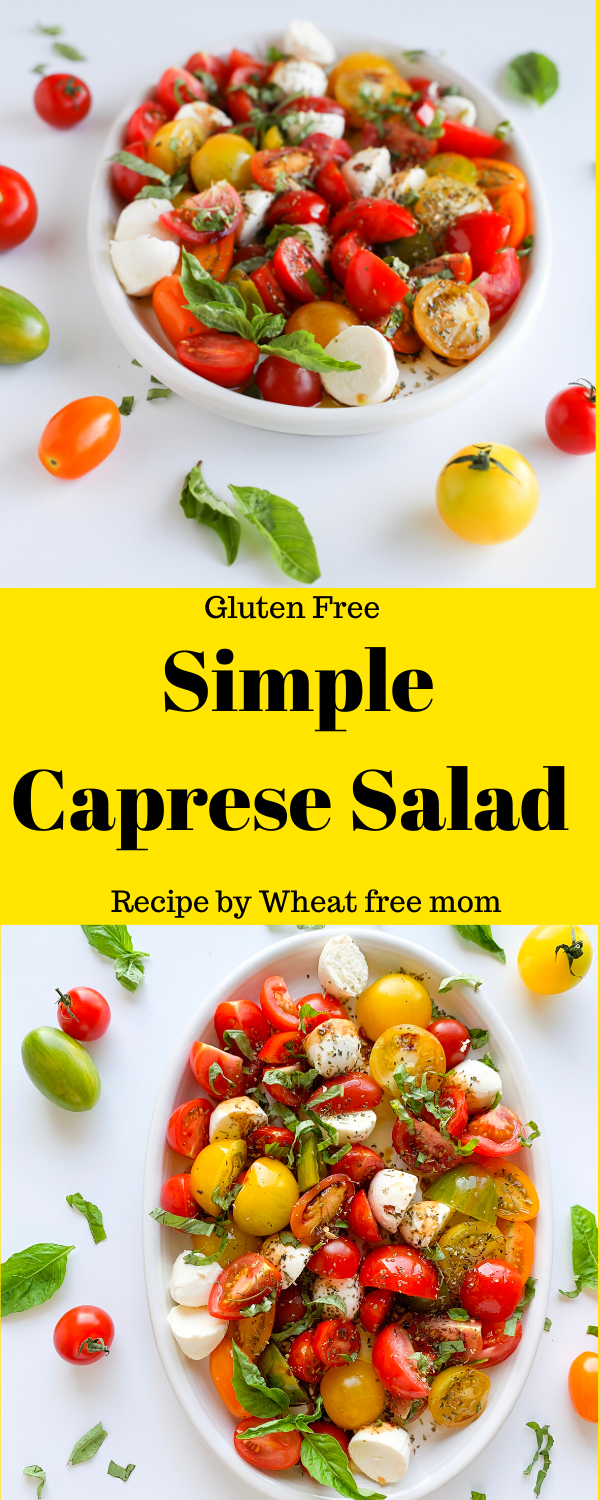 Simple Caprese Salad | Wheat Free Mom