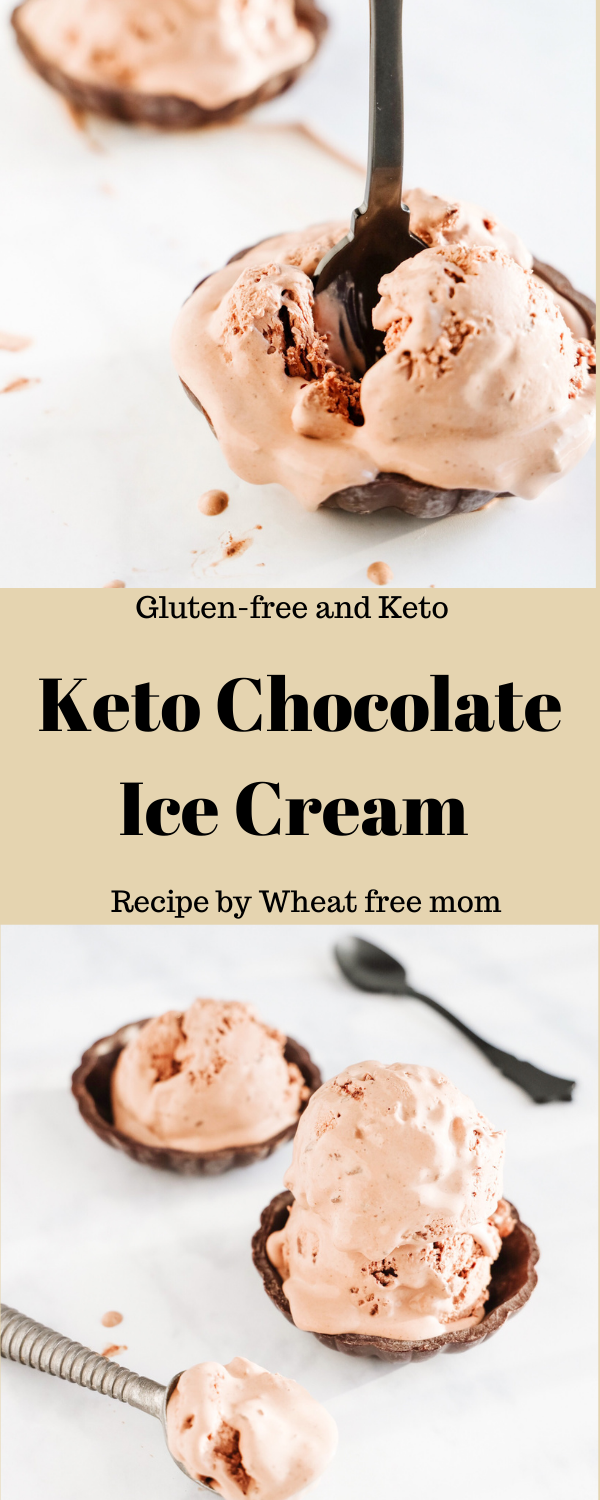 Keto Chocolate Ice Cream | Wheat Free Mom