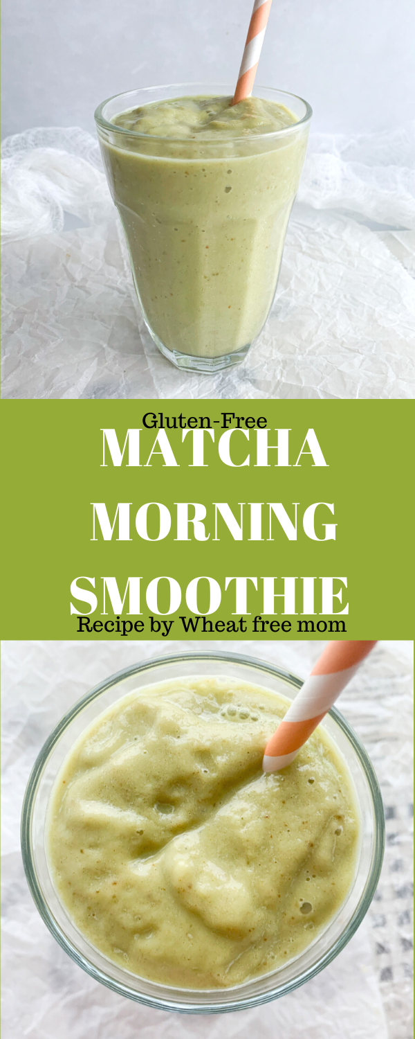 Gluten-Free Matcha Morning Smoothie | Wheat Free Mom