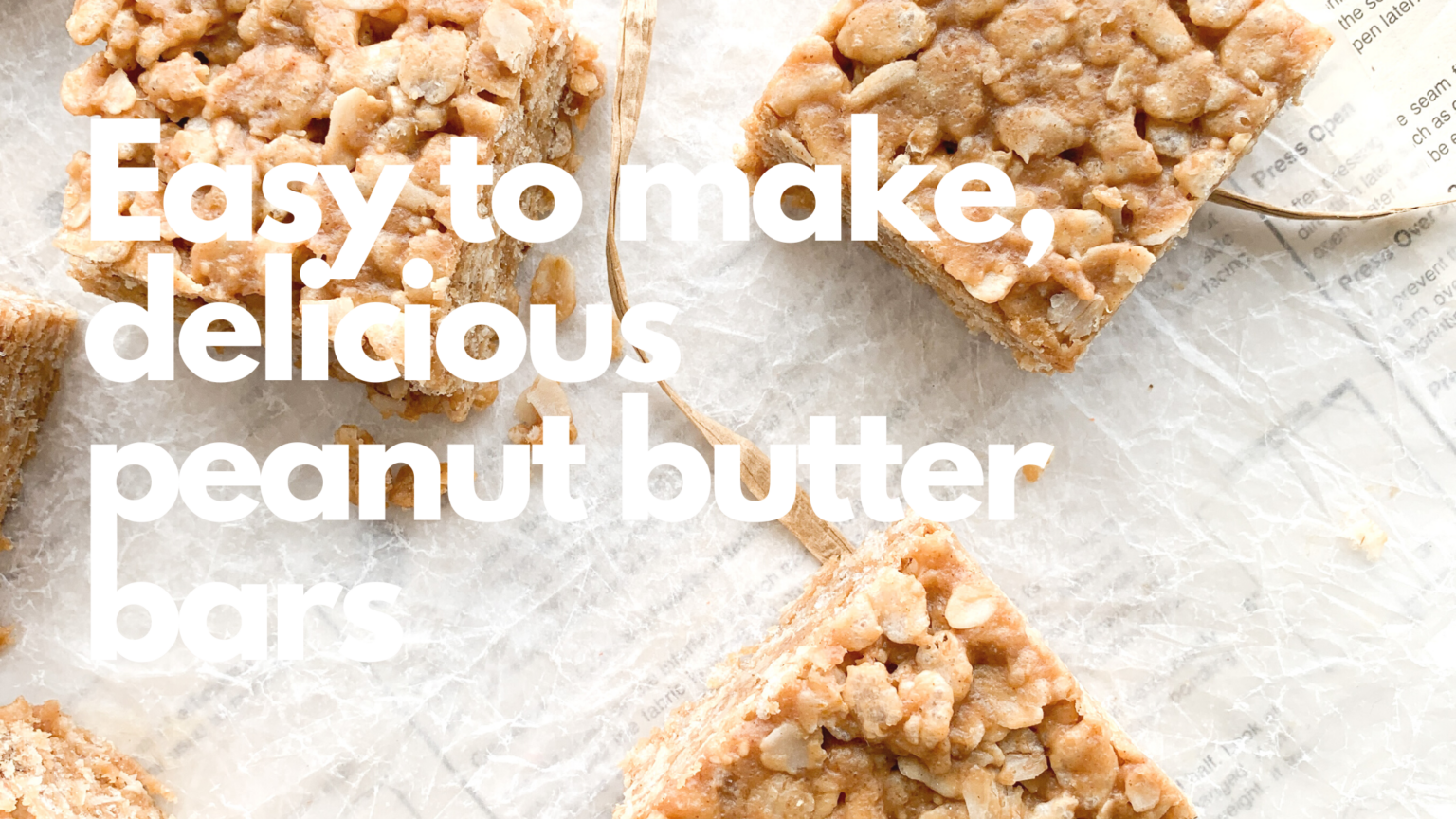 Gluten-Free No Bake PB Crisp Squares | Wheat Free Mom