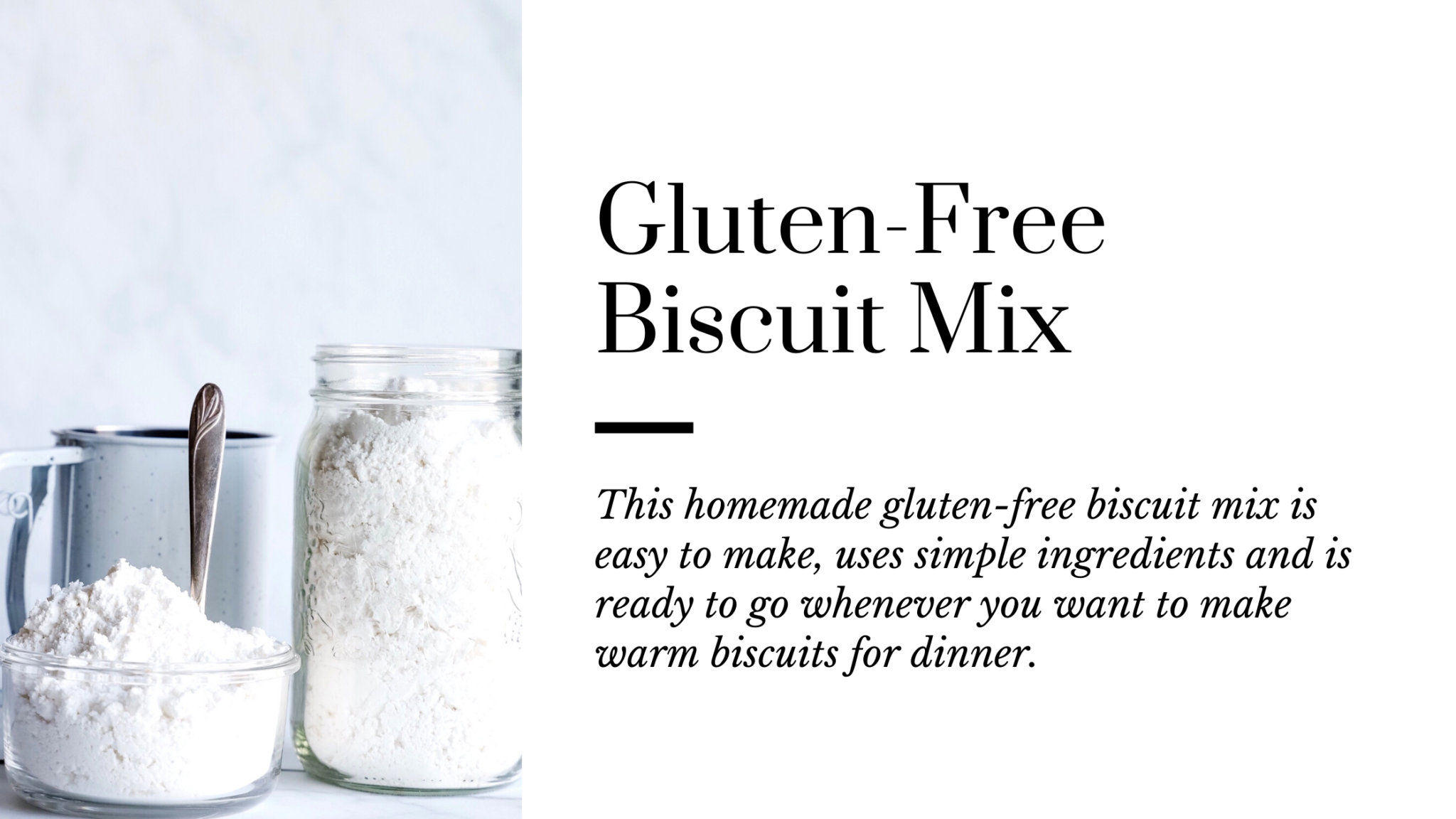 Gluten-Free Biscuit Mix | Wheat Free Mom