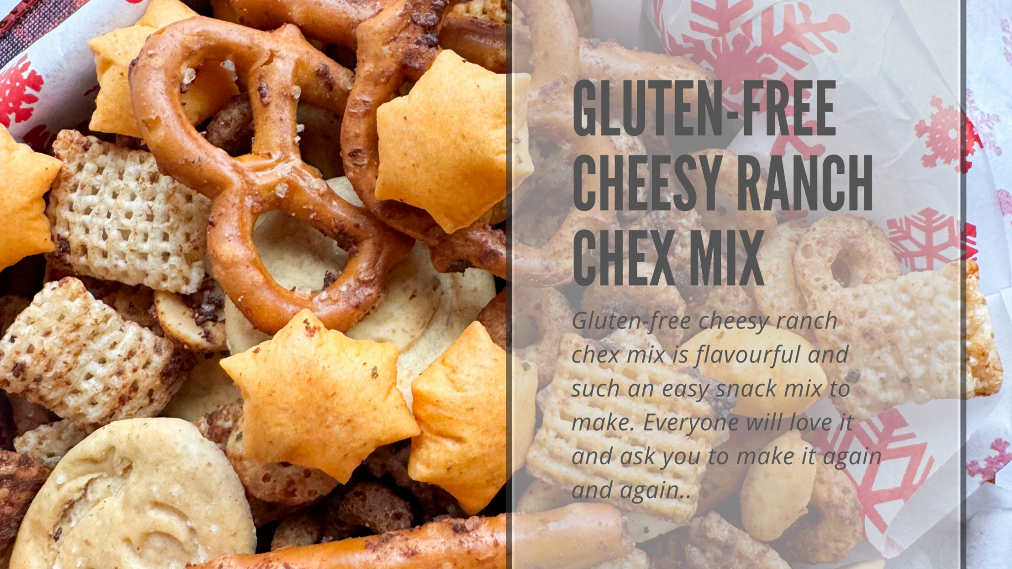Gluten-Free Cheesy Ranch Chex Mix | Wheat Free Mom